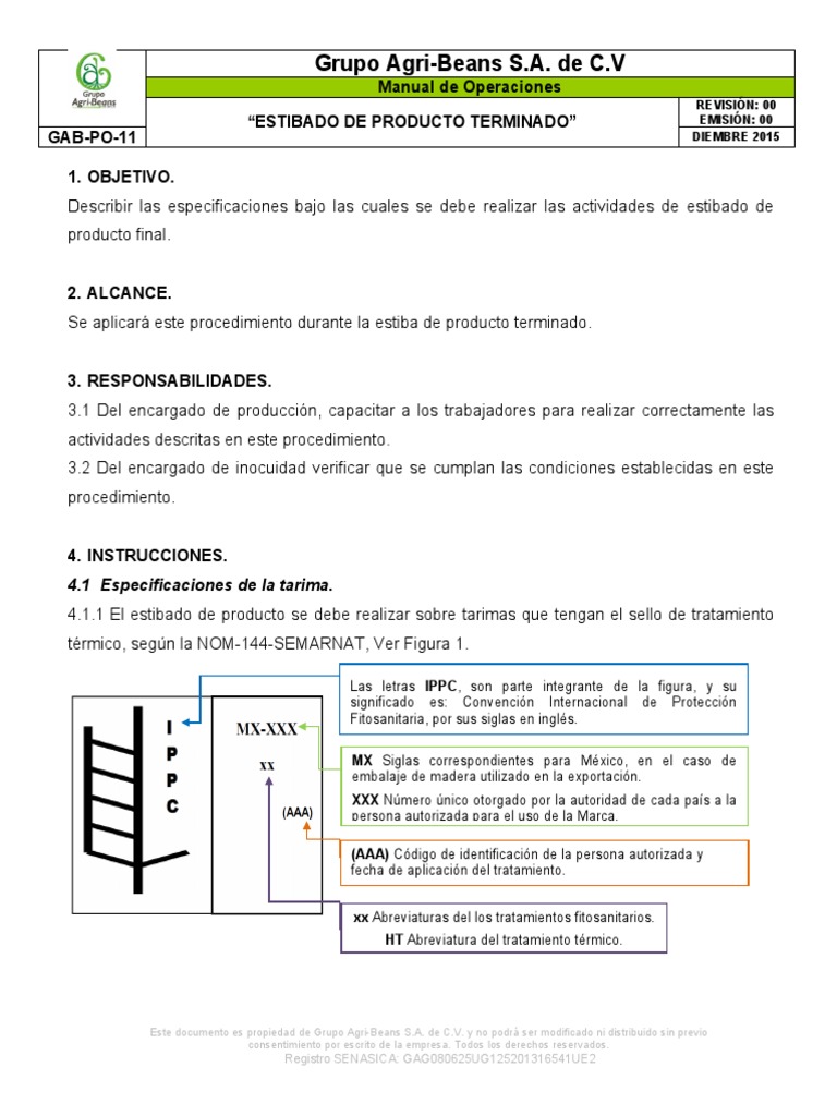 Gab-Po-11 Estibado de Producto Terminado | PDF