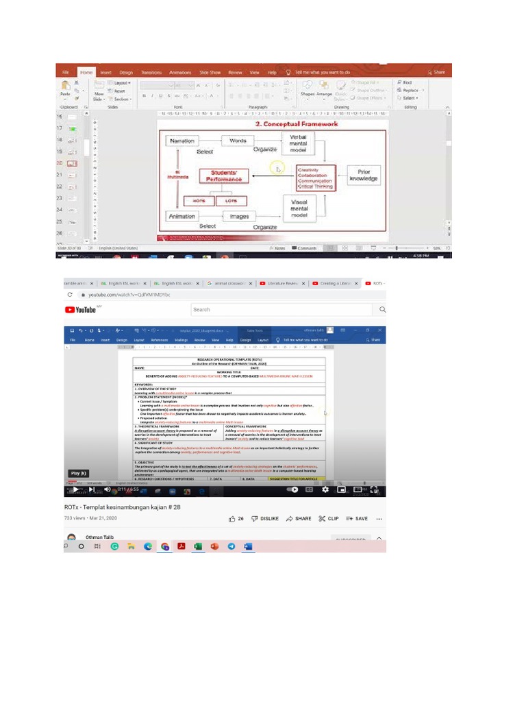 Research Operational Template Guide | PDF | Science & Mathematics