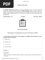 1000 Python MCQ (Multiple Choice Questions) - Sanfoundry | PDF ...