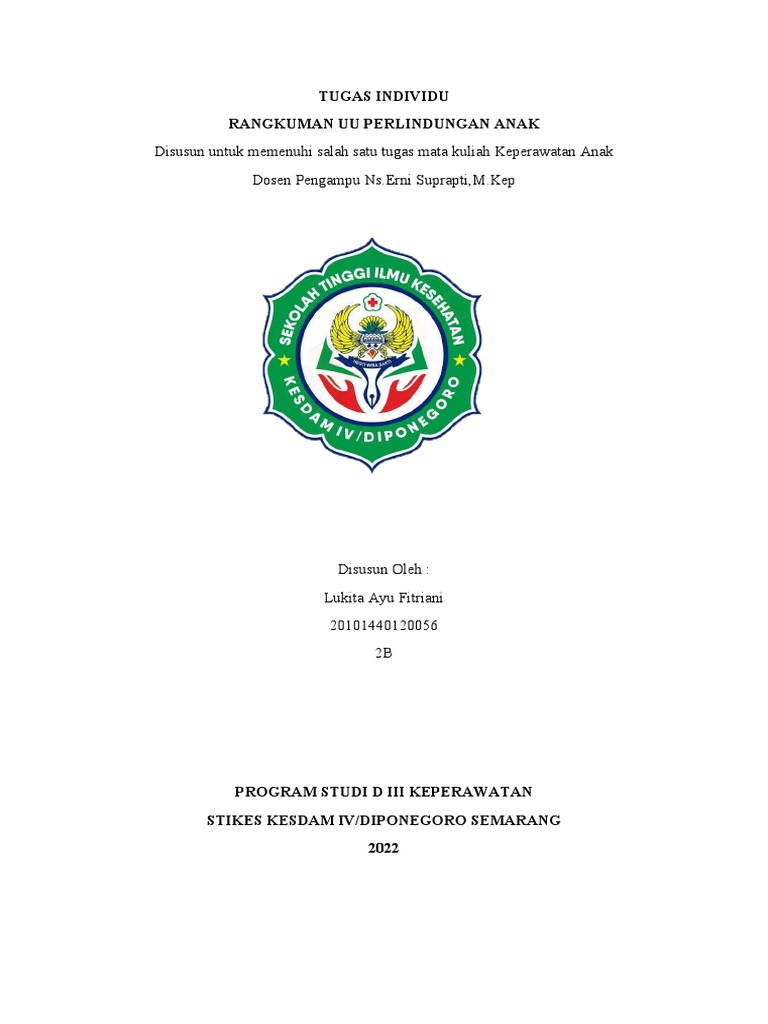 056 - Lukita Ayu - Kep - Anak | PDF | Ilmu Sosial | Pengembangan Diri