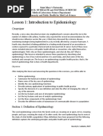 Example of Personal Statement | PDF | Epidemiology | Public Health