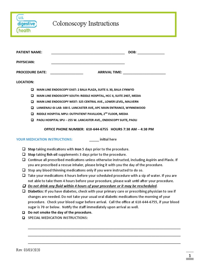 Prep 64 OZ | PDF | Colonoscopy | Clinical Medicine