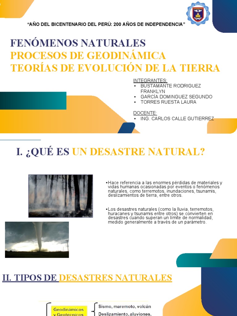Fenómenos Naturales: Procesos de Geodinámica Teorías de Evolución de La ...