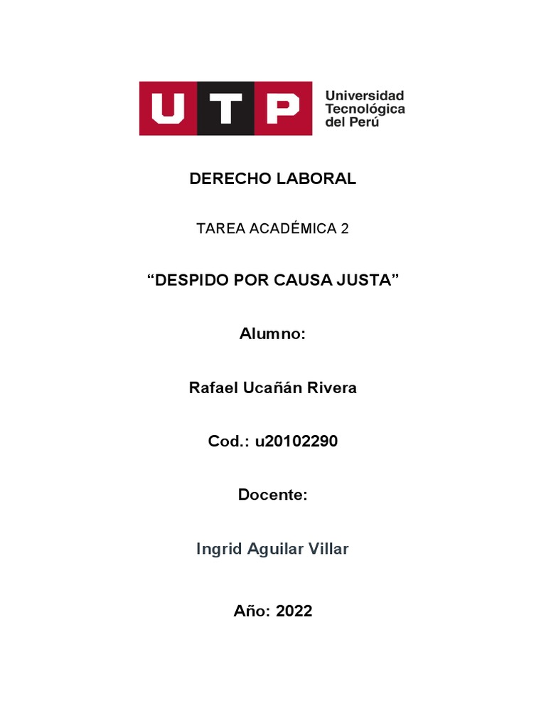 Ta2 Derecho Laboral | PDF | Derecho laboral | Justicia