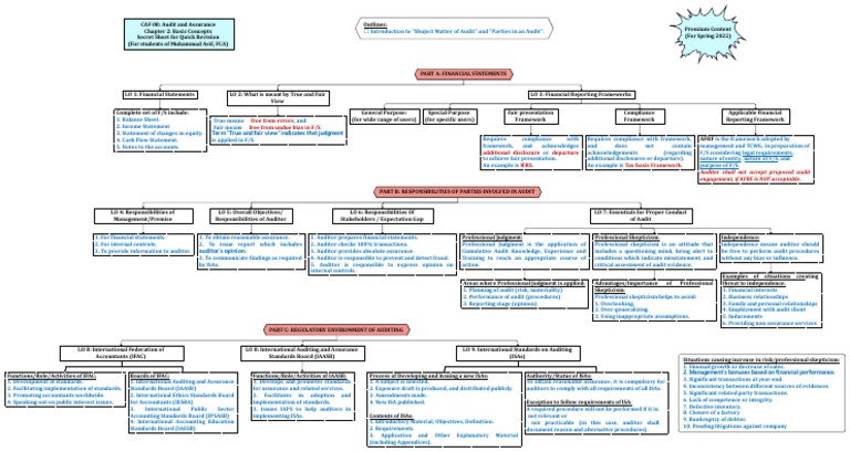 Chapter 2 MindMap | PDF | Financial Audit | Audit