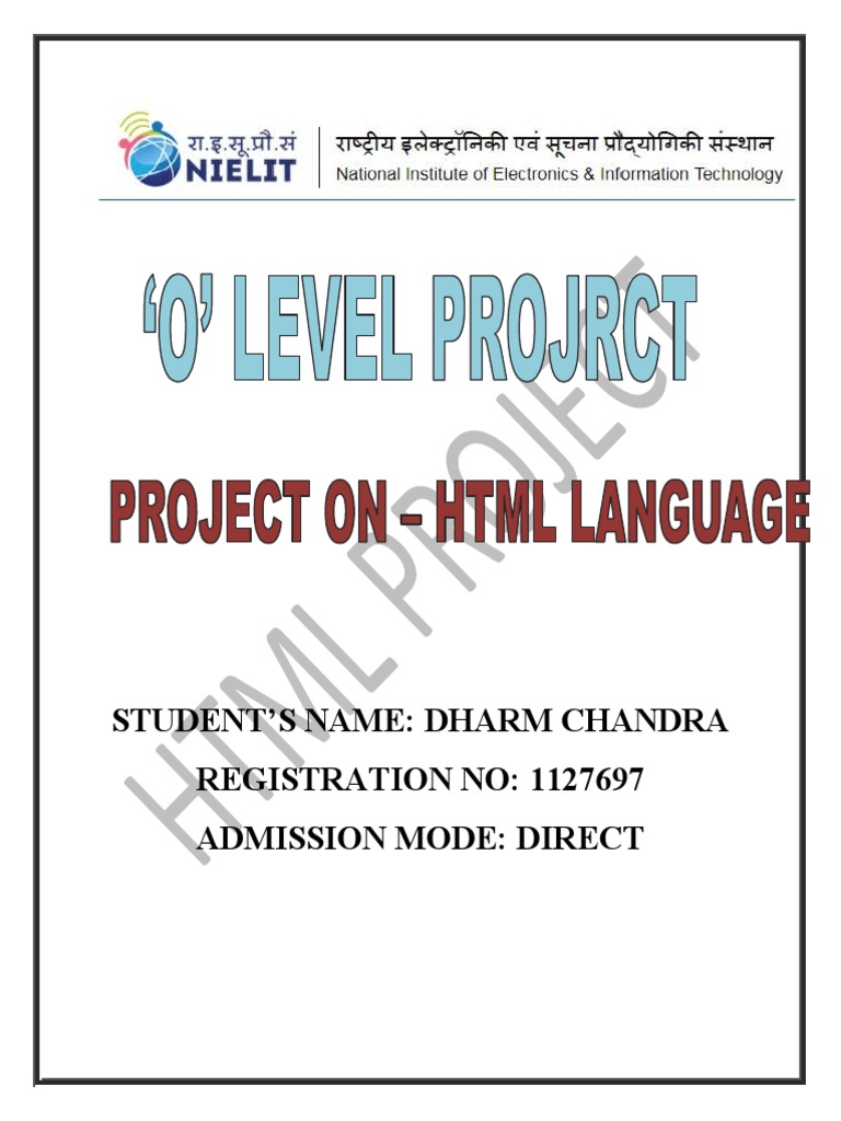 O Level Project Proforma | PDF