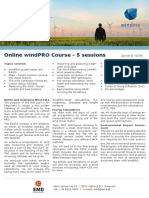 Quick Guide: Start with windPRO 3.2 | PDF | 3 D Computer Graphics | Software