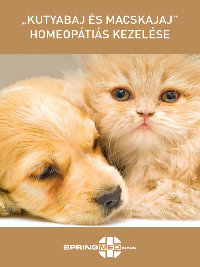 Kutyabaj És Macskajaj Homeopátiás Kezelése | PDF