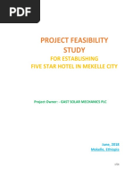 Five Star Hotel Project Proposal in Ethiopia | PDF | Internal Rate Of ...