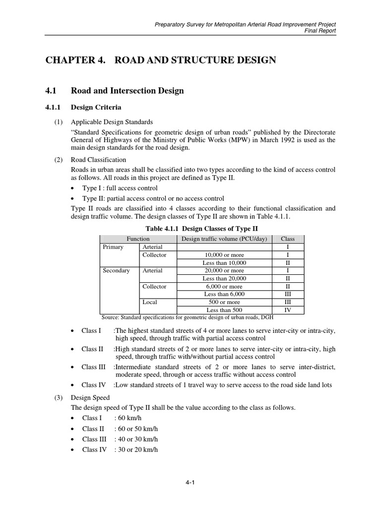 Cibitung Urban Road Design Standards | PDF | Transport | Infrastructure