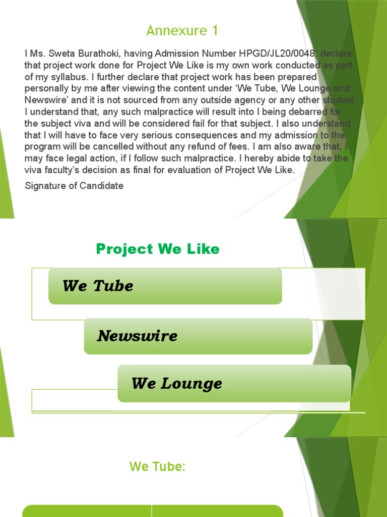 Project Declaration and Guidelines | PDF | Motivation | Motivational