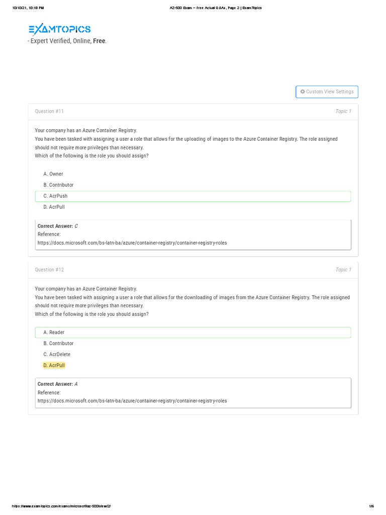 Expert Veri Ed, Online, Free.: Custom View Settings | PDF | Active ...