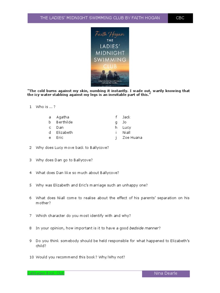 16 The Ladies' Midnight Swimming Club | PDF