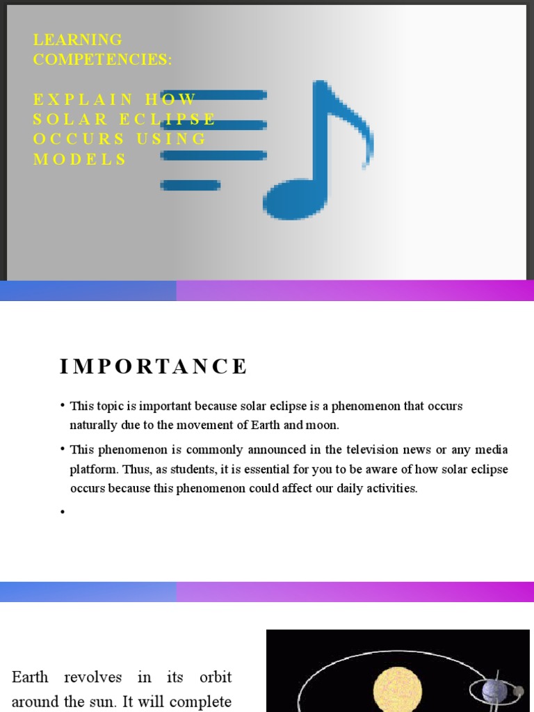 q4-w6 PPT Lesson | PDF | Solar Eclipse | Eclipse