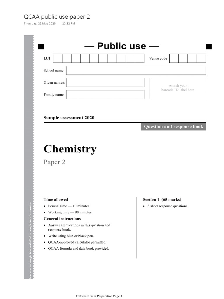 QCAA Public Use Paper 2 | PDF | Technology & Engineering