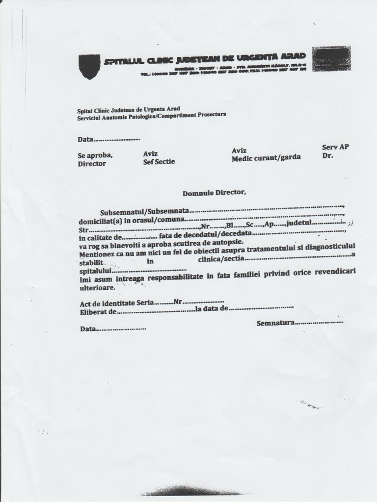 Scutire Autopsie | PDF