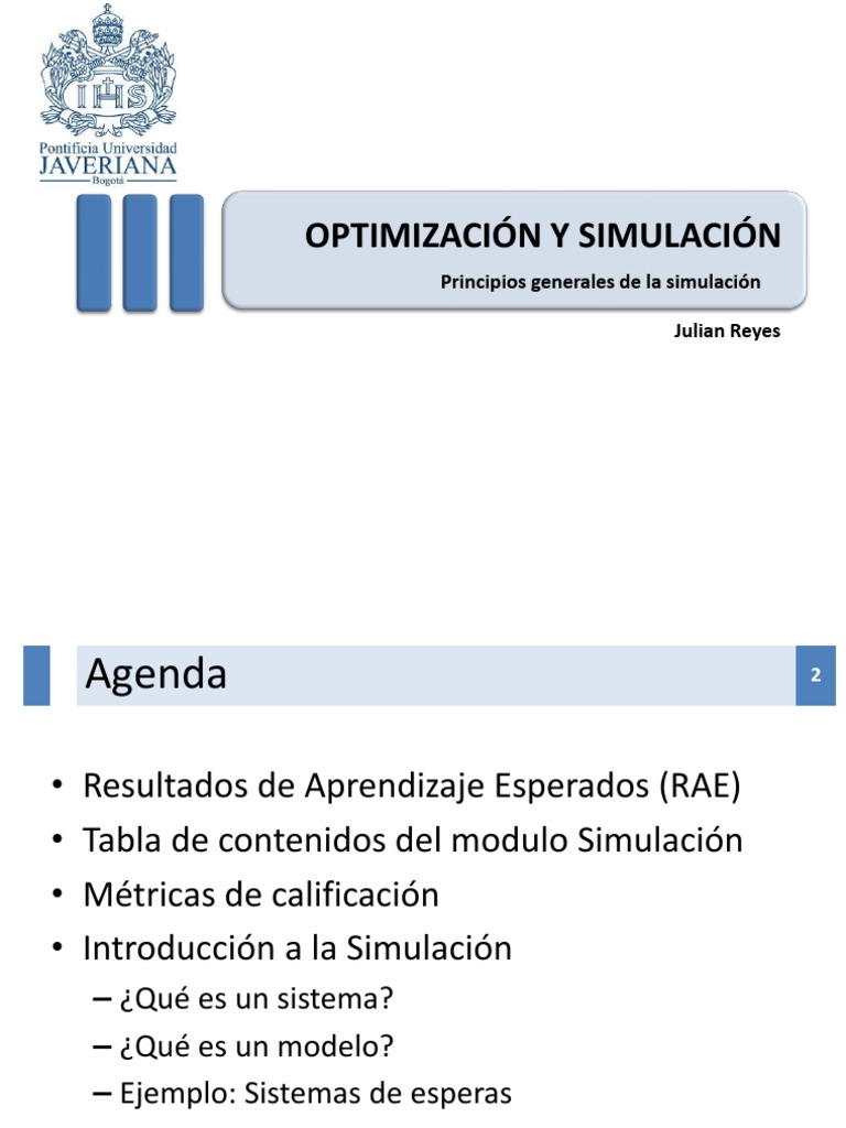 Introducción a la Simulación Estocástica | PDF | Simulación | Software