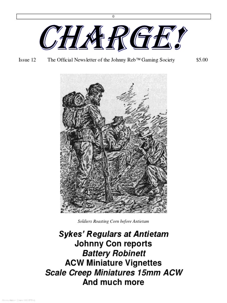 Sykes' Regulars at Antietam Battery Robinett Scale Creep Miniatures ...