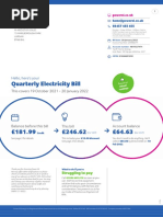 Thames Water Bill | PDF | Water Supply | Credit Bureau