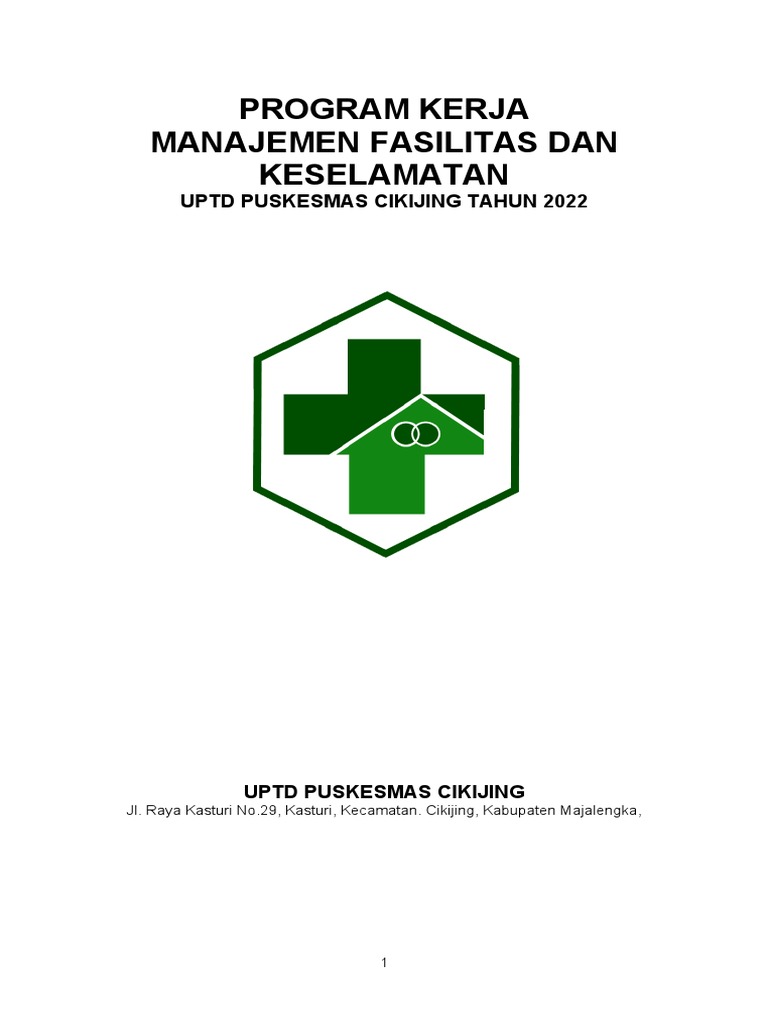 Program Kerja MFK Puskesmas 2022 Ok | PDF