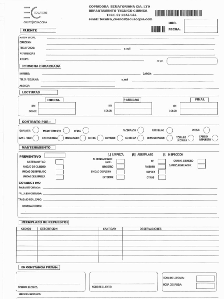 FORMATO DE REPORTE | PDF