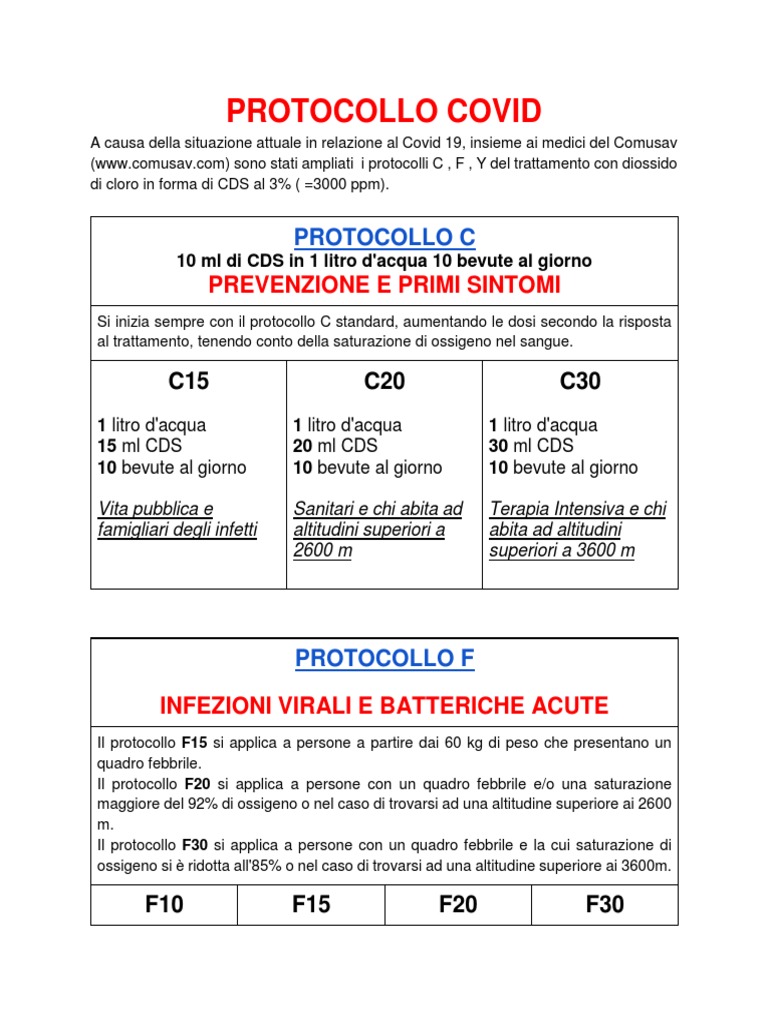 Protocollo COVID | PDF