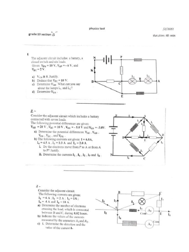 grade-10-physics-test-and-correction-pdf
