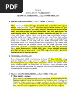 Sintaks Model Pembelajaran | PDF