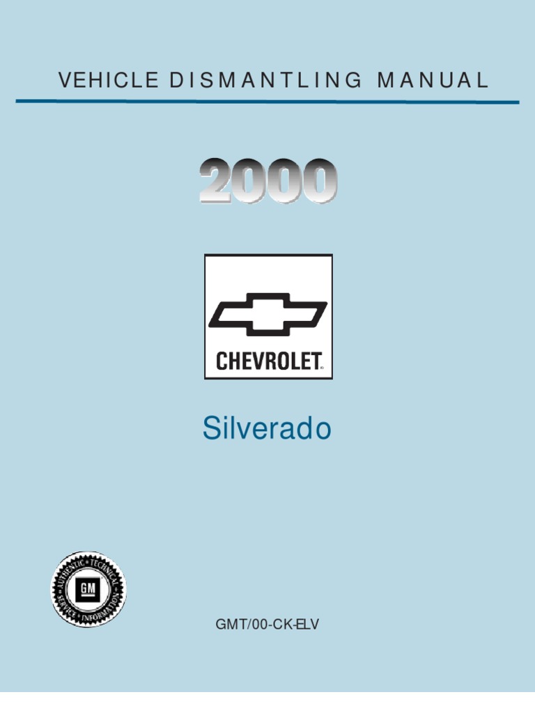 Manual Chevrolet Silverado | PDF | Chevrolet Silverado | Airbag