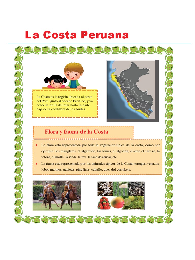 costa peruana FLORA Y FAUNA | PDF