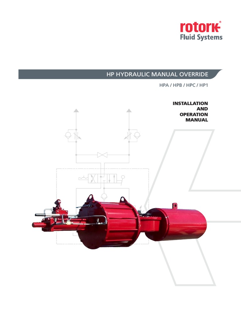 HP Hydraulic Manual Override: Hpa / HPB / HPC / Hp1 | PDF | Valve | Pump
