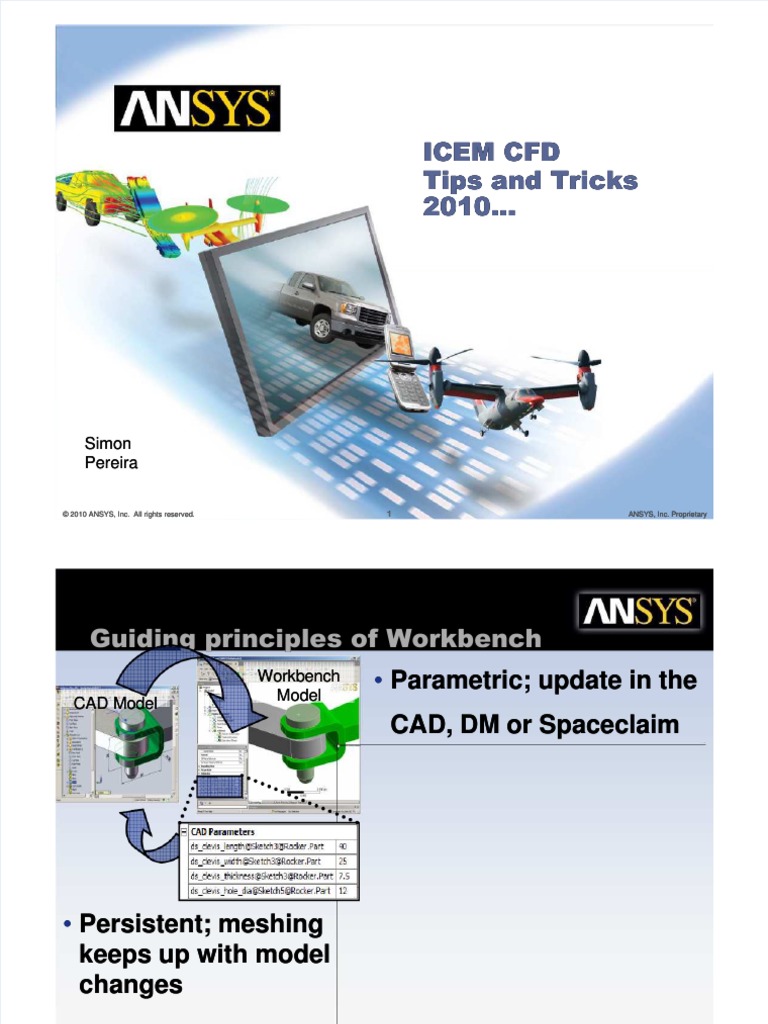 ICEM-CFD-Simons Tricks Tips | PDF | Computational Fluid Dynamics | Finite Element Method