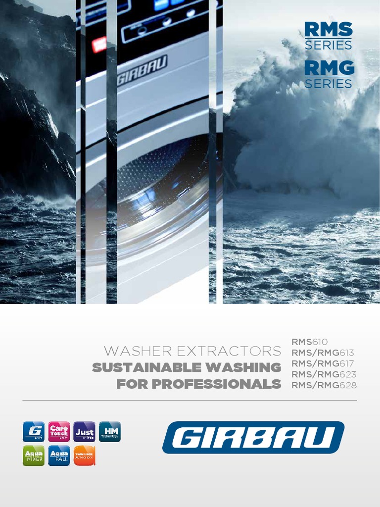 RMS RMG: Sustainable Washing For Professionals | PDF | Washing Machine ...