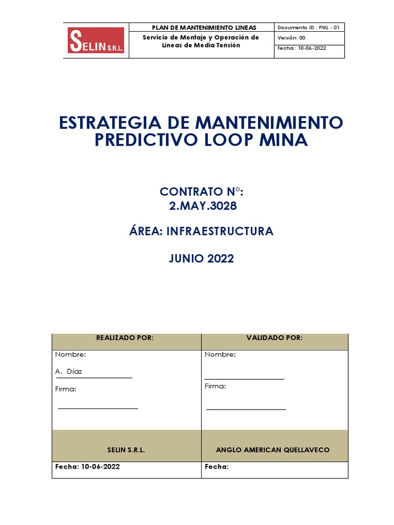 Mantenimiento Pridictivo - Loop Mina | PDF | Aislador (Electricidad) | Ultravioleta