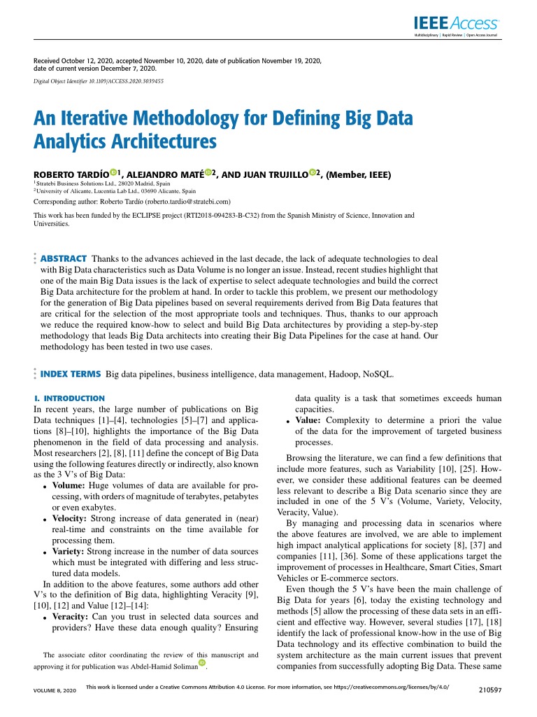 An Iterative Methodology For Defining Big Data | PDF | Big Data | Analytics