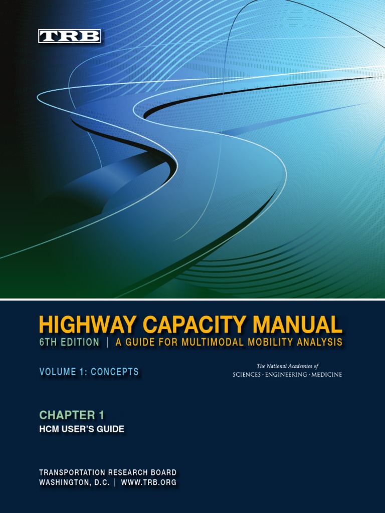 HCM2016 V1 C1 HCM User's Guide | PDF | Traffic | Transport