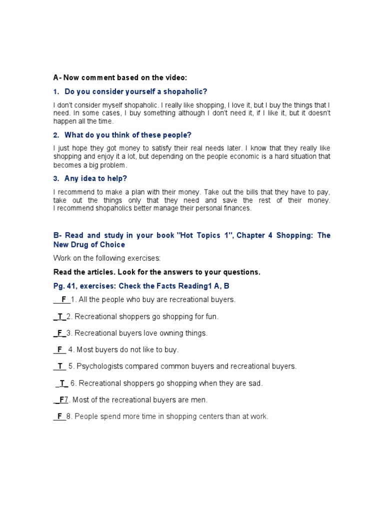 Managing Personal Finances and Recommendations for Recreational ...