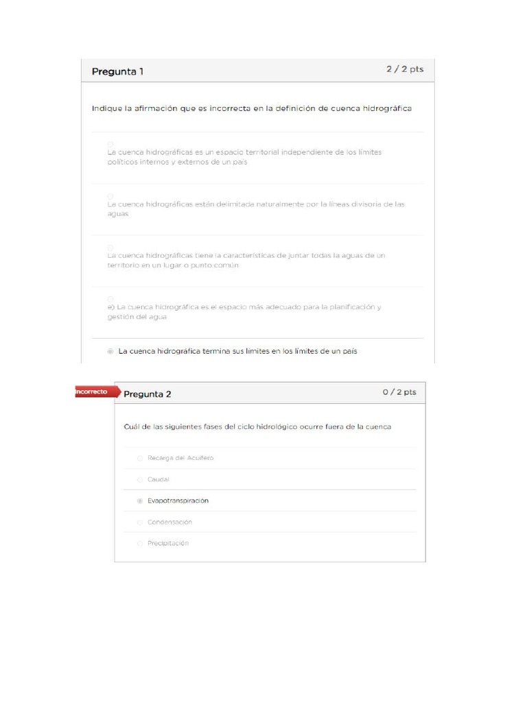 Preguntas Hidro Final | PDF