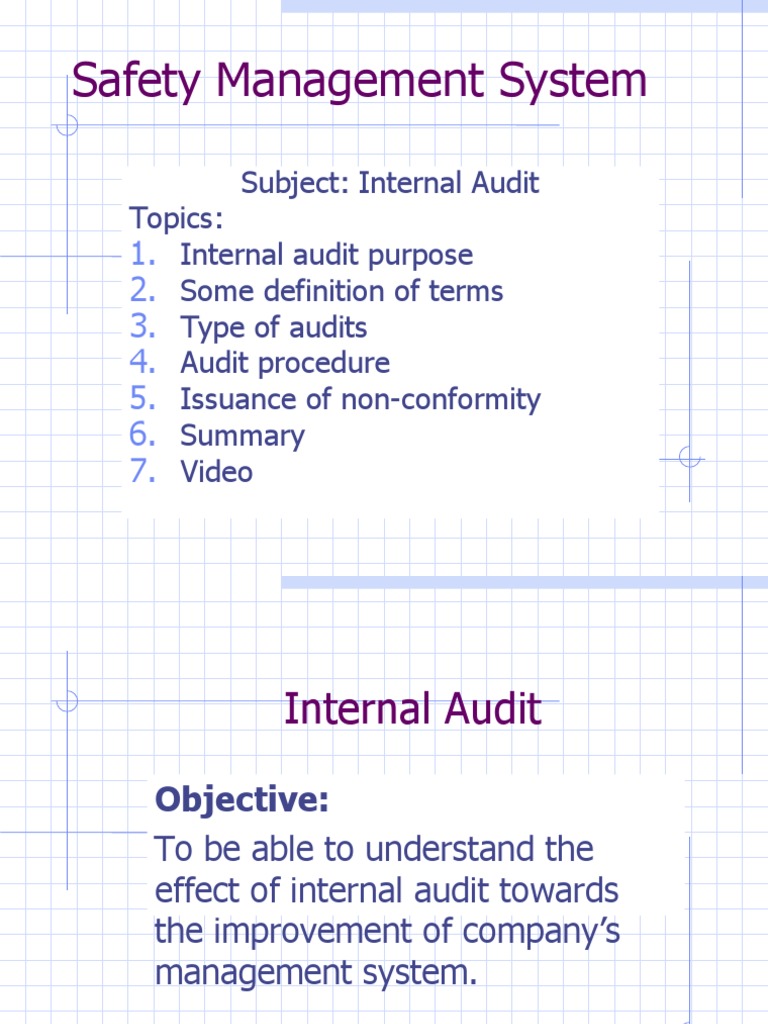 SMS Internal Audit | PDF | Audit | Internal Audit
