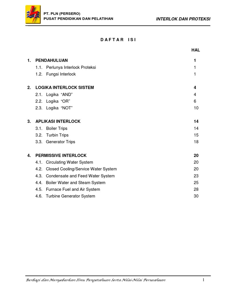 Interlok Dan Proteksi | PDF | Teknologi & Rekayasa
