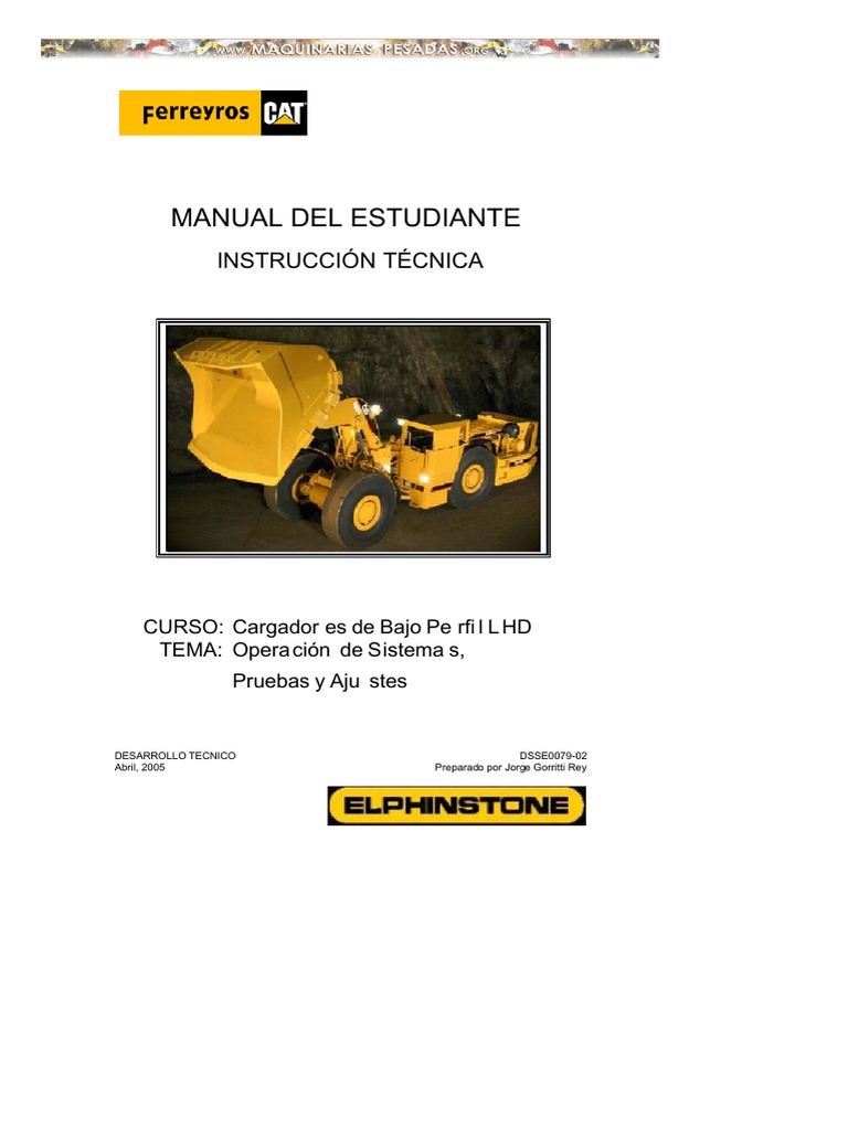Qdoc - Tips Manual Estudiante de Scooptrams r1600g y r1300g CA | PDF | Tanques | Minería
