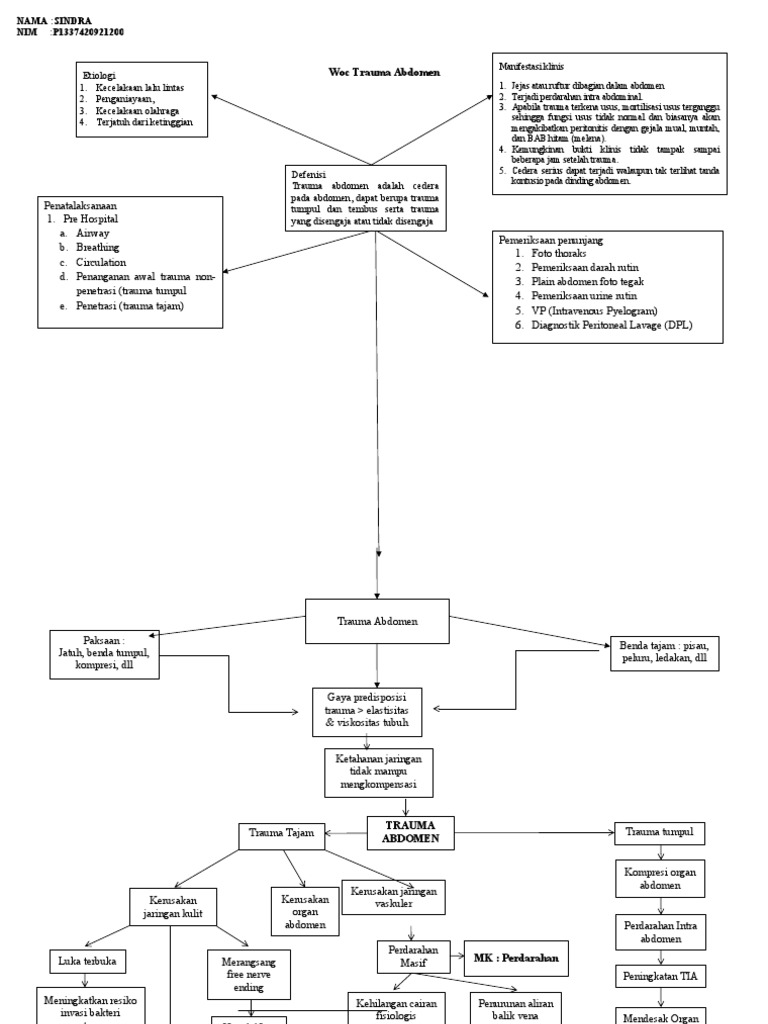 WOC-Trauma-Tumpul-Abdomen - SINDRA | PDF