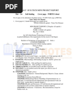 Mini Project Synopsis Format | PDF | Design | Written Communication