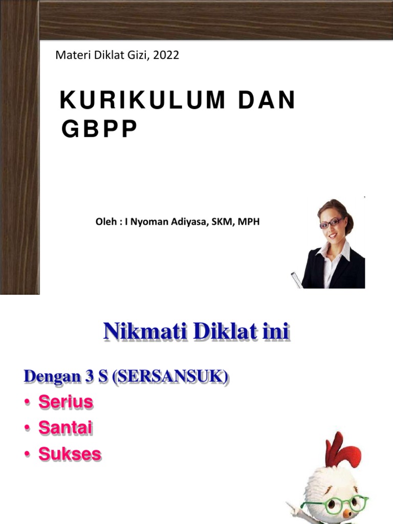 7 Kurikulum GBPP Oke | PDF | Karier & Perkembangan