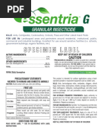 DF Delegate Insecticide Label English | PDF | Pest Control | Onion