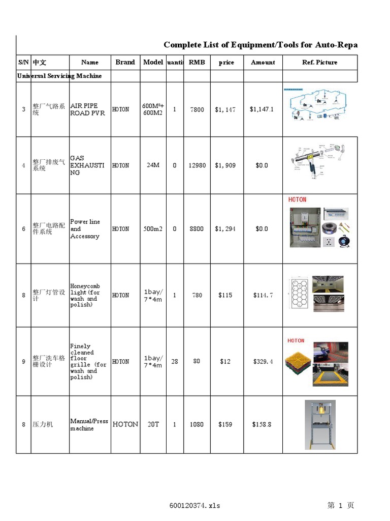 2021-$45000 Equipment&tool Price Medium | PDF | Welding | Construction
