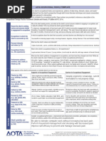 AOTA Occupational Profile Template PDF | PDF | Occupational Therapy ...