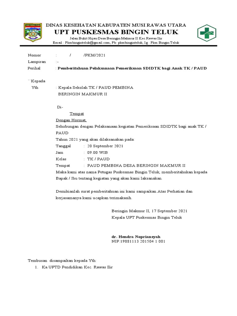 Undangan Sdidtk 2021 | PDF