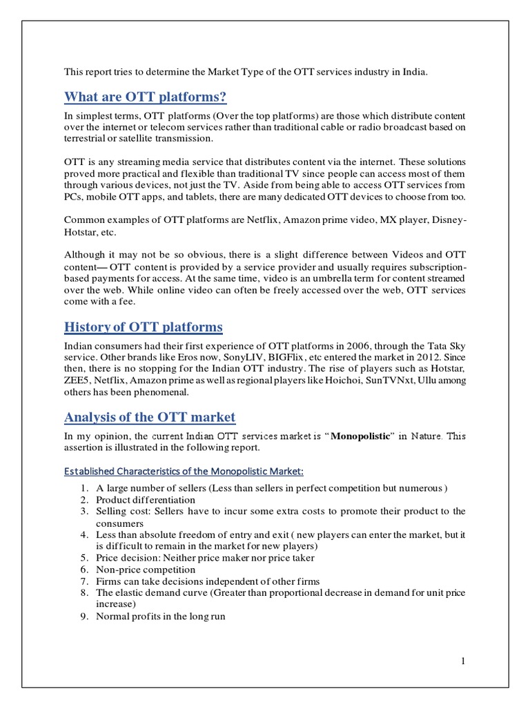 Monopolistic Market Example PDF | PDF | Market Power | Demand