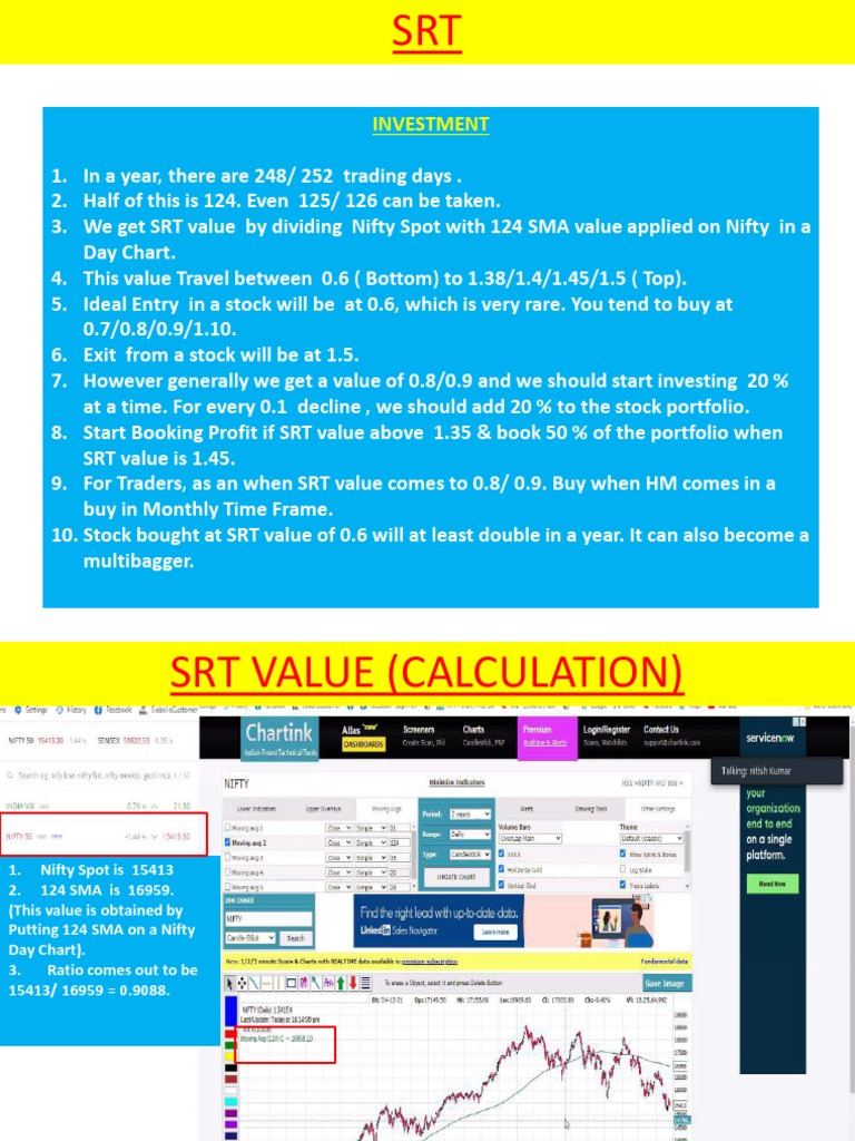 SRT Value Calculation in Stock Trading | PDF | Business | Finance ...